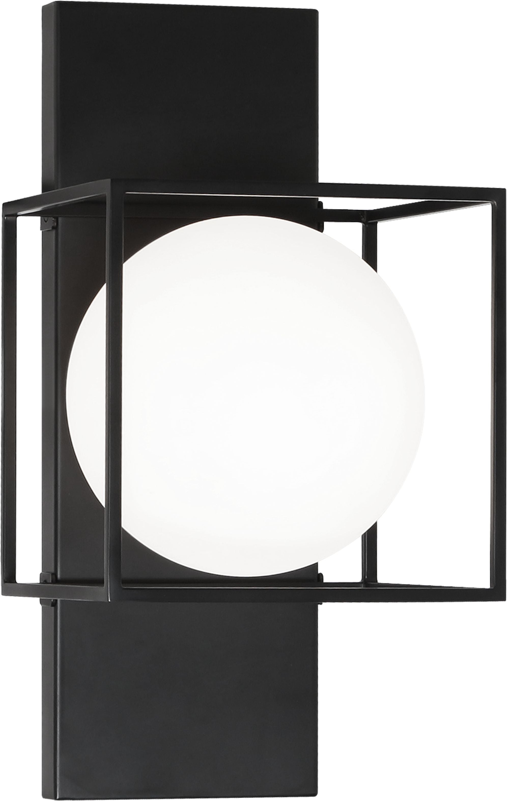 SQUIRCLE Wall sconce Black - S03811BK | TEO